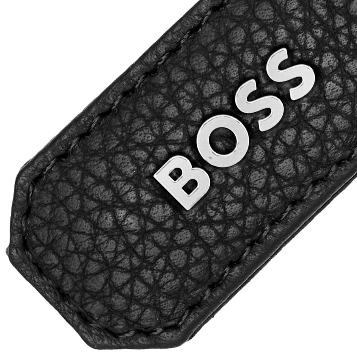 HUGO BOSS Schlüsselanhänger, Classic Grained, Black